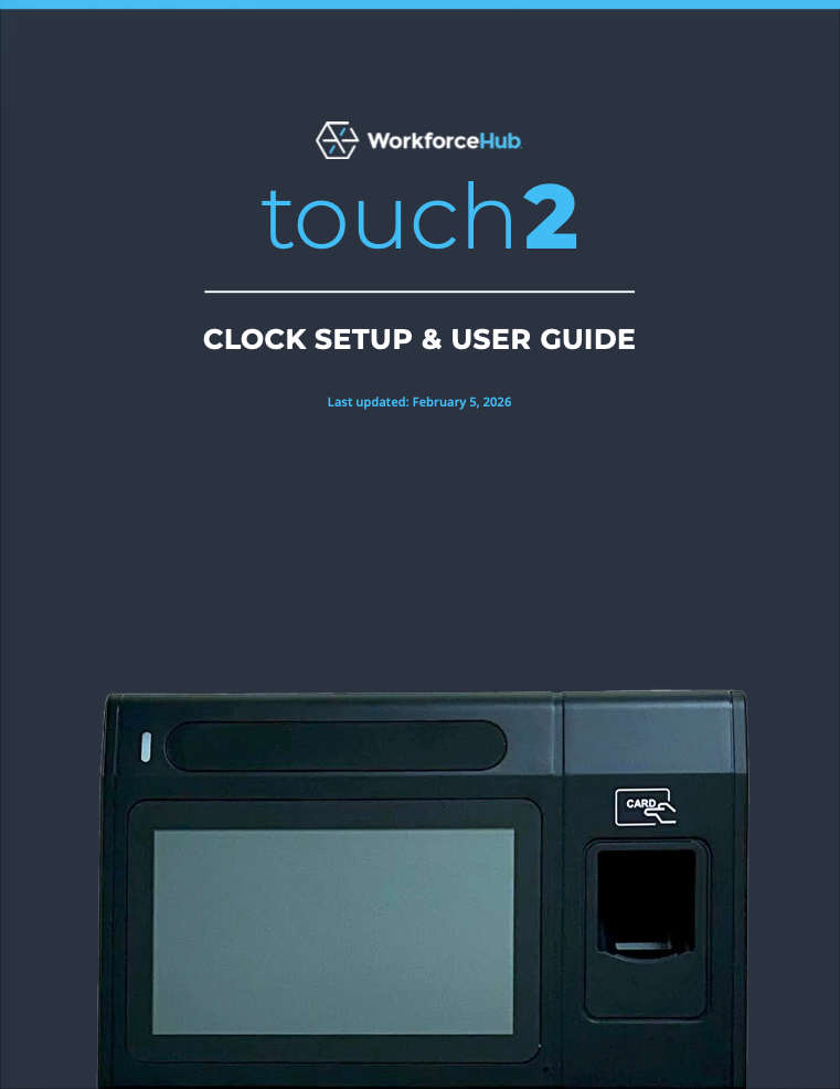 Time Clock Manuals