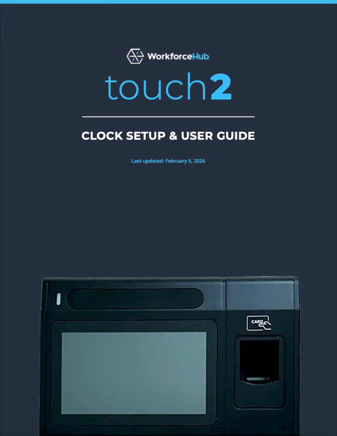 Time Clock Manuals